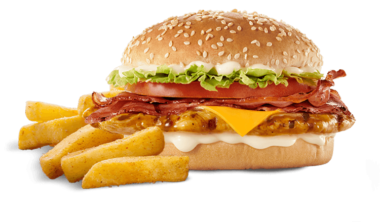 Chicken, Bacon & Cheese Burger | Menu | Steers SA