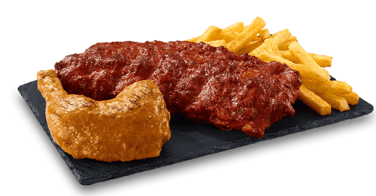 Loin Pork Ribs & 1/4 Chicken | Menu | Steers SA