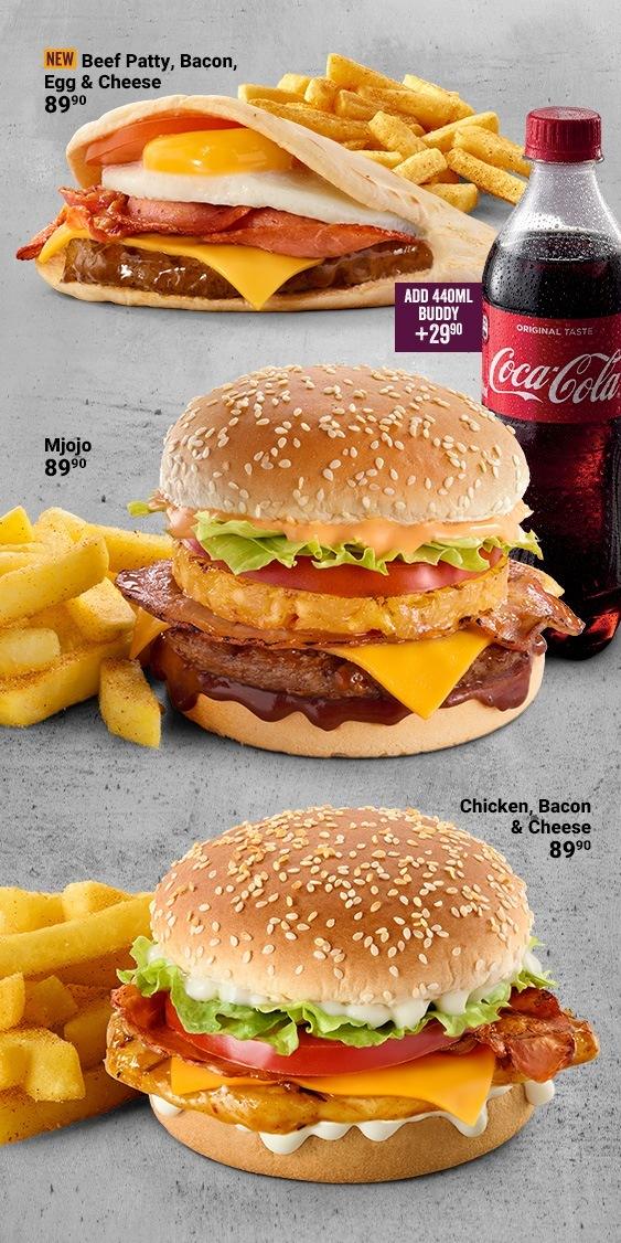 Sit-Down Menu | Steers SA